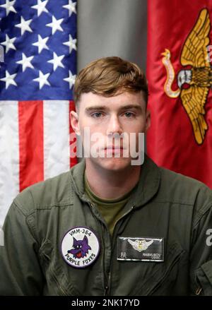 U.S. Marine Corps Cpl. Seth Anderson, Marine Wing Headquarters Squadron ...