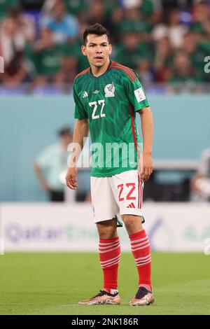 Lozano of Mexico during the FIFA World Cup Qatar 2022 match, Group C ...