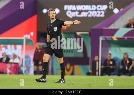 Referee Chris Beath seen during the FIFA World Cup Qatar 2022 Match ...