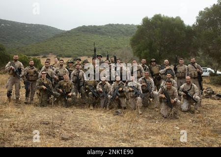 A Spanish Marine assigned to Marine Infantry Brigade, Third Armada ...