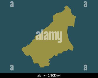 Al Qasim, region of Saudi Arabia. Grayscale elevation map with lakes ...