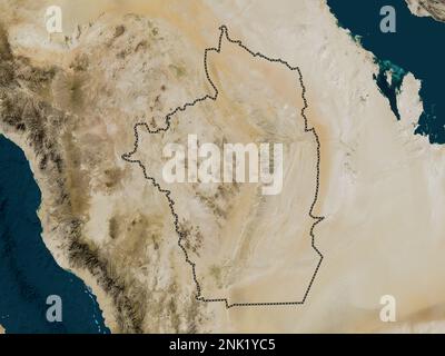 Ar Riyad, region of Saudi Arabia. High resolution satellite map Stock ...