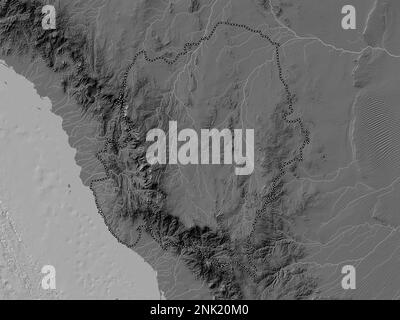 'Asir, region of Saudi Arabia. Elevation map colored in wiki style with ...