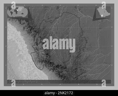 'Asir, region of Saudi Arabia. Elevation map colored in wiki style with ...
