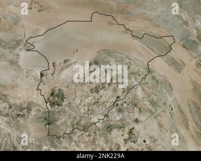 Ha'il, region of Saudi Arabia. High resolution satellite map. Corner ...