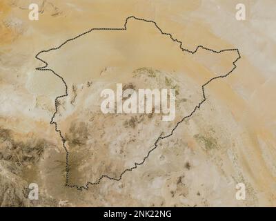 Ha'il, region of Saudi Arabia. Low resolution satellite map. Locations ...