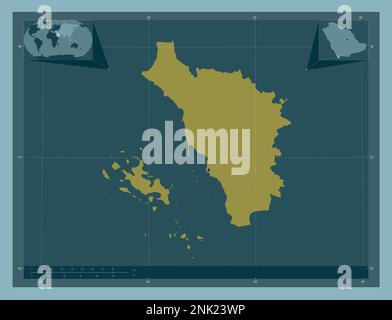 Jazan, region of Saudi Arabia. Solid color shape Stock Photo - Alamy