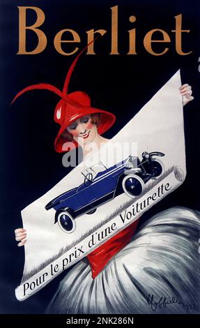 Victorian Advertising Illustration poster for Cars, Circa 1899 Stock ...