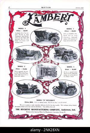 Victorian Advertising Illustration poster for Cars, Circa 1899 Stock ...