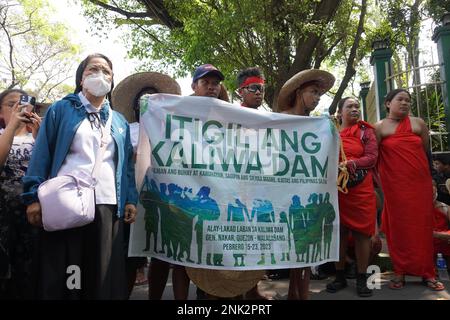 Quezon City, Philippines. 23rh February, 2023. Around 300 indigenous ...