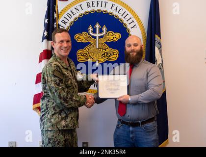 SILVERDALE, Wash. (Aug. 11, 2022) – U.S. Navy Capt. Michael D. Eberlein ...