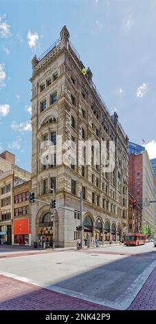 Pittsburgh Downtown: Historic Granite Building of 1890, originally ...