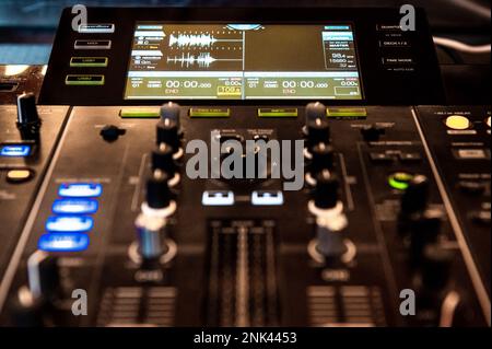 DJ workstation at the event Stock Photo - Alamy
