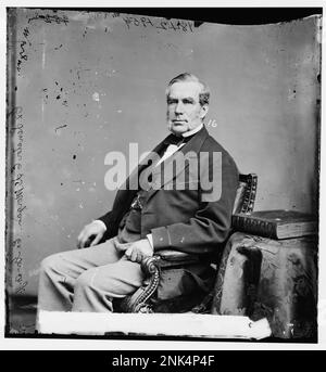 A portrait of Hon. Edwin D. Morgan, a prominent figure in New York's ...