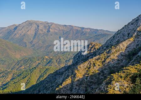 Torrecilla peak, Parque Nacional de la Sierra de las Nieves, Malaga ...