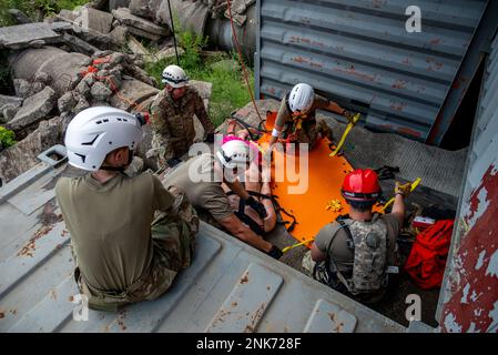U.S. Air Force Col. Charles Schuck, commander of the 33rd Operations ...
