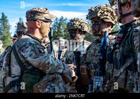 COL Ed Matthaidess III, 2nd Brigade Combat Team commander, provides ...