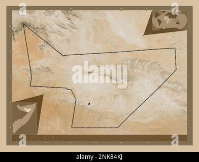 Sool, region of Somalia. Low resolution satellite map Stock Photo - Alamy