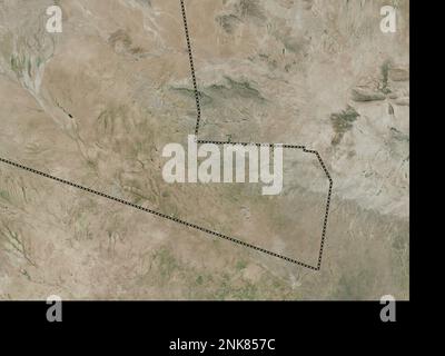 Togdheer, region of Somalia. High resolution satellite map. Locations ...