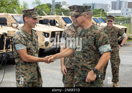 Marines with Communications Company, Combat Logistics Regiment 27 ...