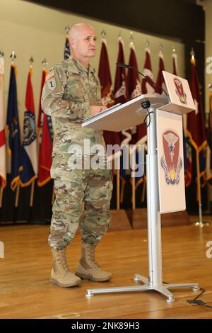 Command Sgt. Maj. Kyle Brunell, the senior enlisted advisor for ...