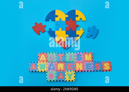 World Autism day background. 2 April world autism awareness day ...