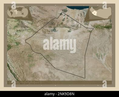 Maroodi Jeex, region of Somaliland. High resolution satellite map Stock ...