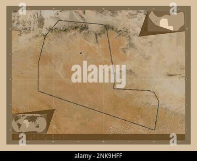 Togdheer, region of Somaliland. Low resolution satellite map Stock ...