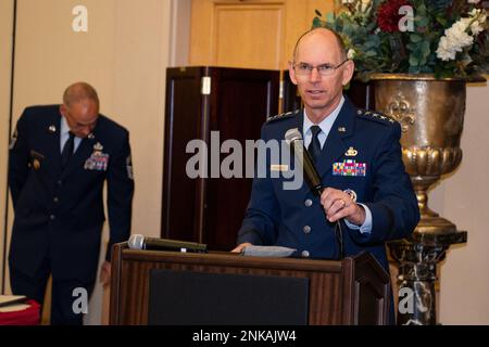 Gen. Duke Richardson, commander of Air Force Material Command, arrived ...