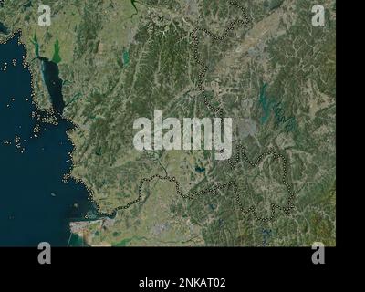 Chungcheongnam-do, province of South Korea. High resolution satellite ...