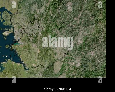 Gyeonggi-do, province of South Korea. Low resolution satellite map ...
