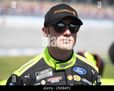 TALLADEGA, AL - APRIL 23: Austin Cindric (#2 Team Penske ...