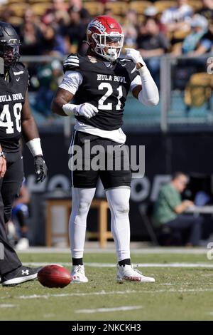 ORLANDO, FL - JANUARY 15: Fresno State defensive end Arron Mosby (21 ...