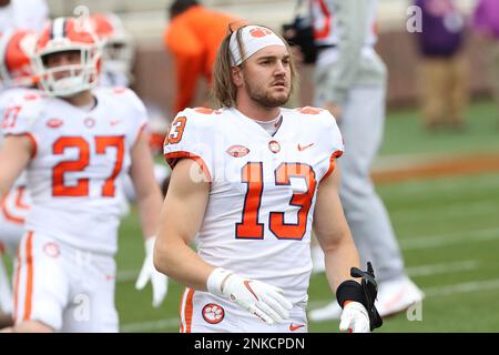 CLEMSON, SC - APRIL 09: Clemson wide receiver Troy Stellato (15) during ...