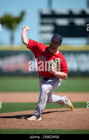 Boston Red Sox pitcher Michael Wacha (52) throws against the Detroit ...