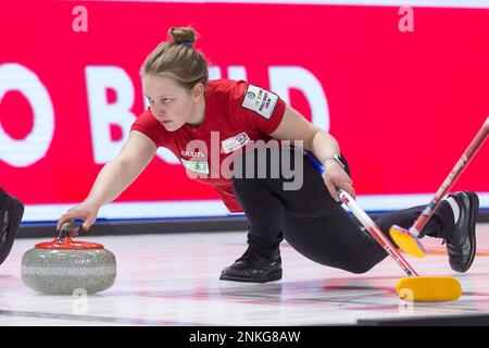 Norway second Mille Haslev Nordbye, left, and lead Martine Ronning ...