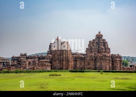'Pattadakal, also called Raktapura,is a complex of Hindu temples built ...