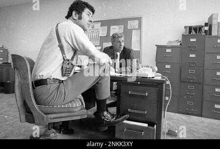 Homicide Inspectors David Toschi and Bill Armstrong in their office at ...