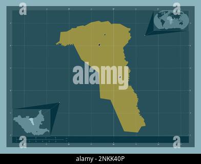 Unity, state of South Sudan. Solid color shape Stock Photo - Alamy
