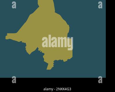 Upper Nile, state of South Sudan. Low resolution satellite map Stock ...