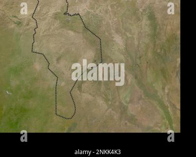 Warrap, state of South Sudan. Low resolution satellite map Stock Photo ...