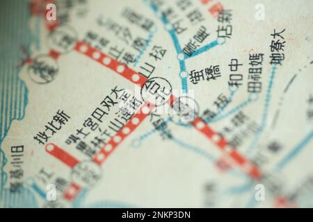 2 Old map of Taipei Stock Photo - Alamy