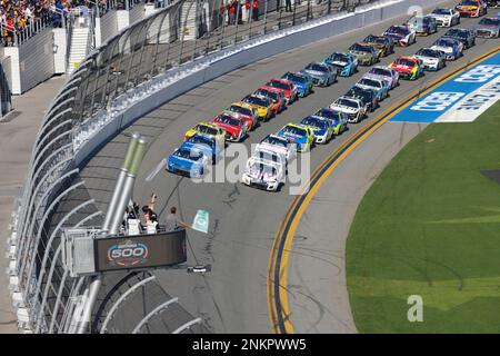 February 20, 2022: NASCAR Cup Series drivers Ryan Blaney (12) Bubba ...