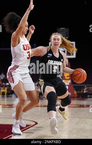 Colorado guard Frida Formann, right, is fouled by Oregon State guard ...