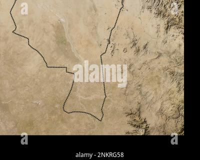 Kassala, state of Sudan. Low resolution satellite map Stock Photo - Alamy