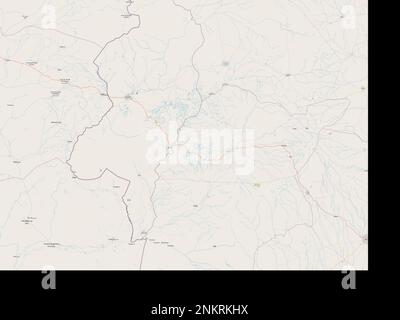 West Darfur, state of Sudan. Open Street Map Stock Photo - Alamy