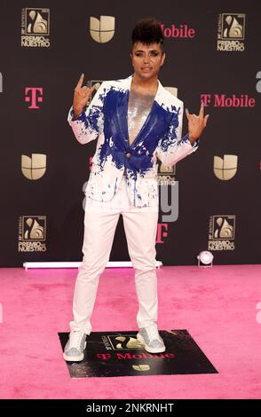 MIAMI, FL-FEB 23: Fedro is seen during Univision “ Premio Lo Nuestro ...