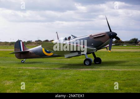 This is the Supermarine Spitfire Ia P9374 which served with the RAF ...