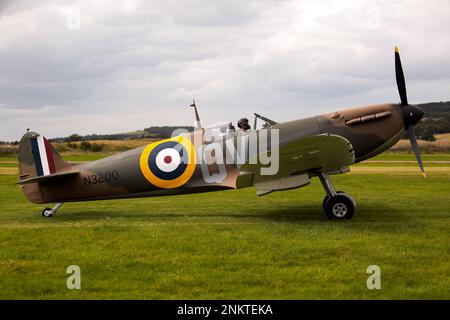 This is the Supermarine Spitfire Ia P9374 which served with the RAF ...