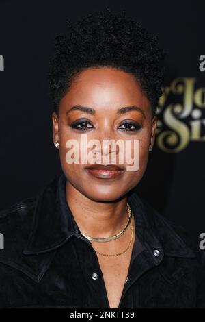 Ayesha Harris arrives at the premiere of "Daisy Jones and The Six ...